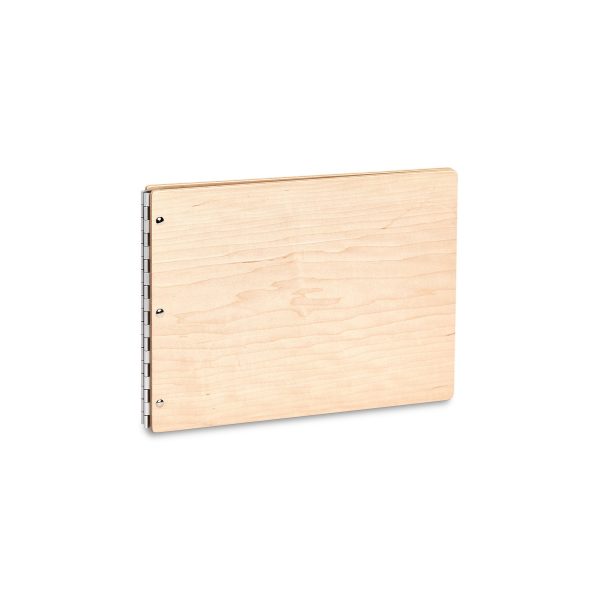 Pina Zangaro Maple 8.5"x11" Landscape Screwpost Portfolio Book (sheets – Portfolios and Art Cases