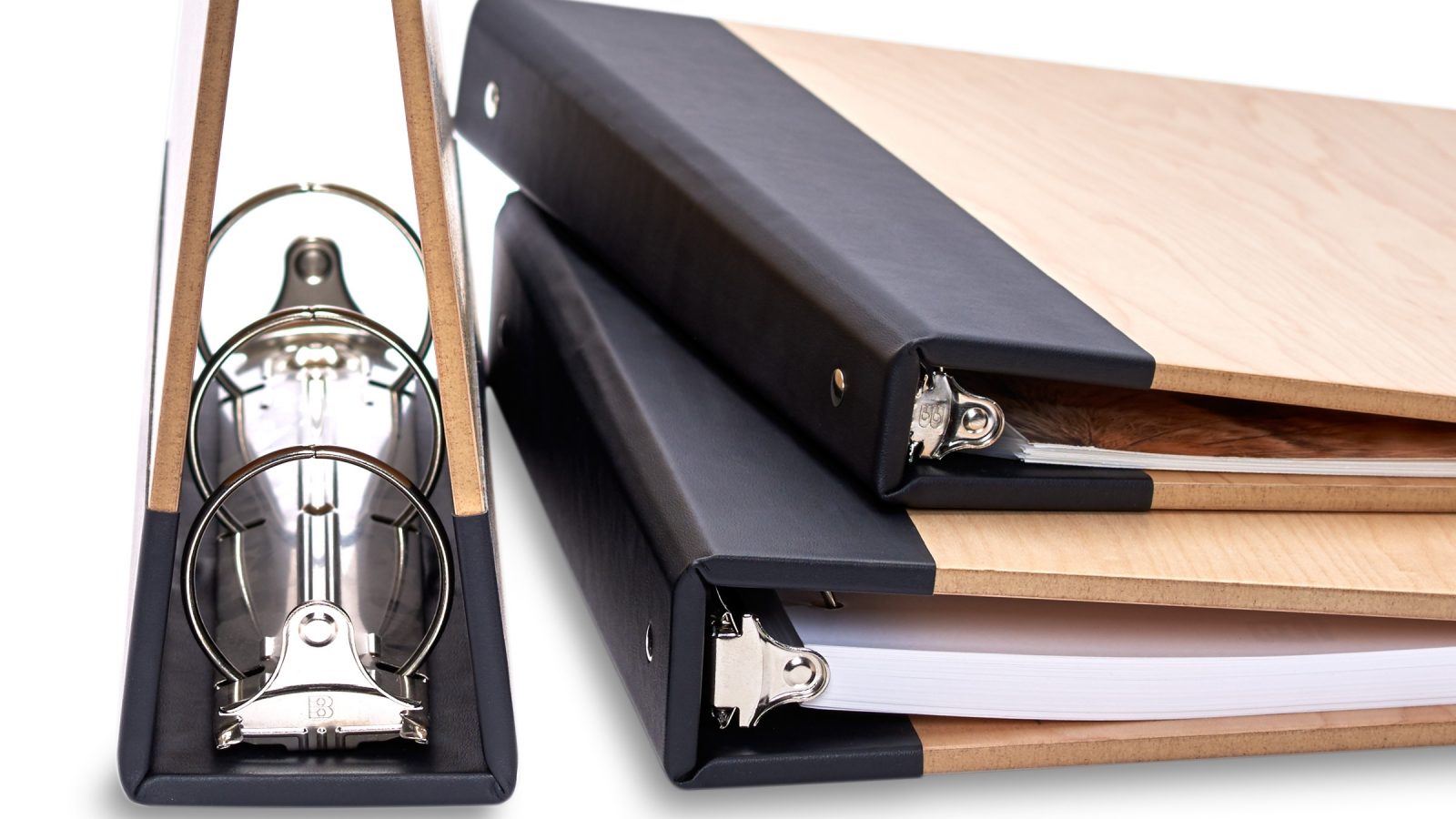 Maple 8.5"x11" Portrait Style 3-Ring Binder 1" – Portfolios and Art Cases