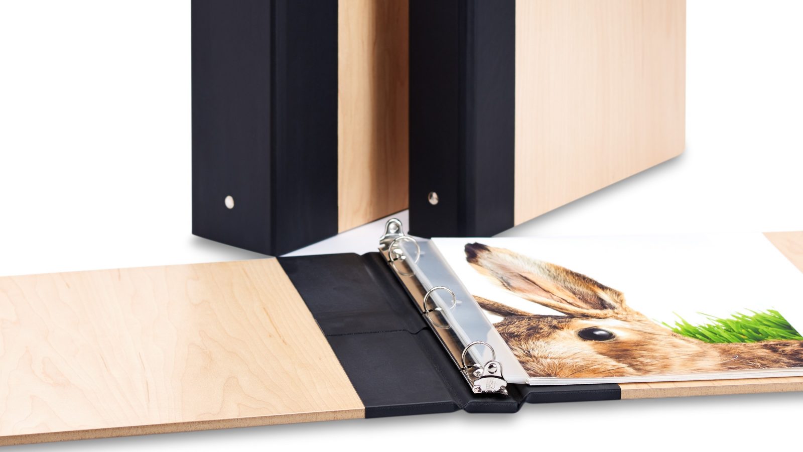 Maple 8.5"x11" Portrait Style 3-Ring Binder 1" – Portfolios and Art Cases