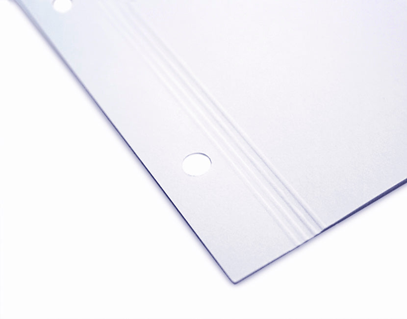 8.5"x11" Portrait Pre-Punched Matte Inkjet Paper for Screwpost Portfol ...
